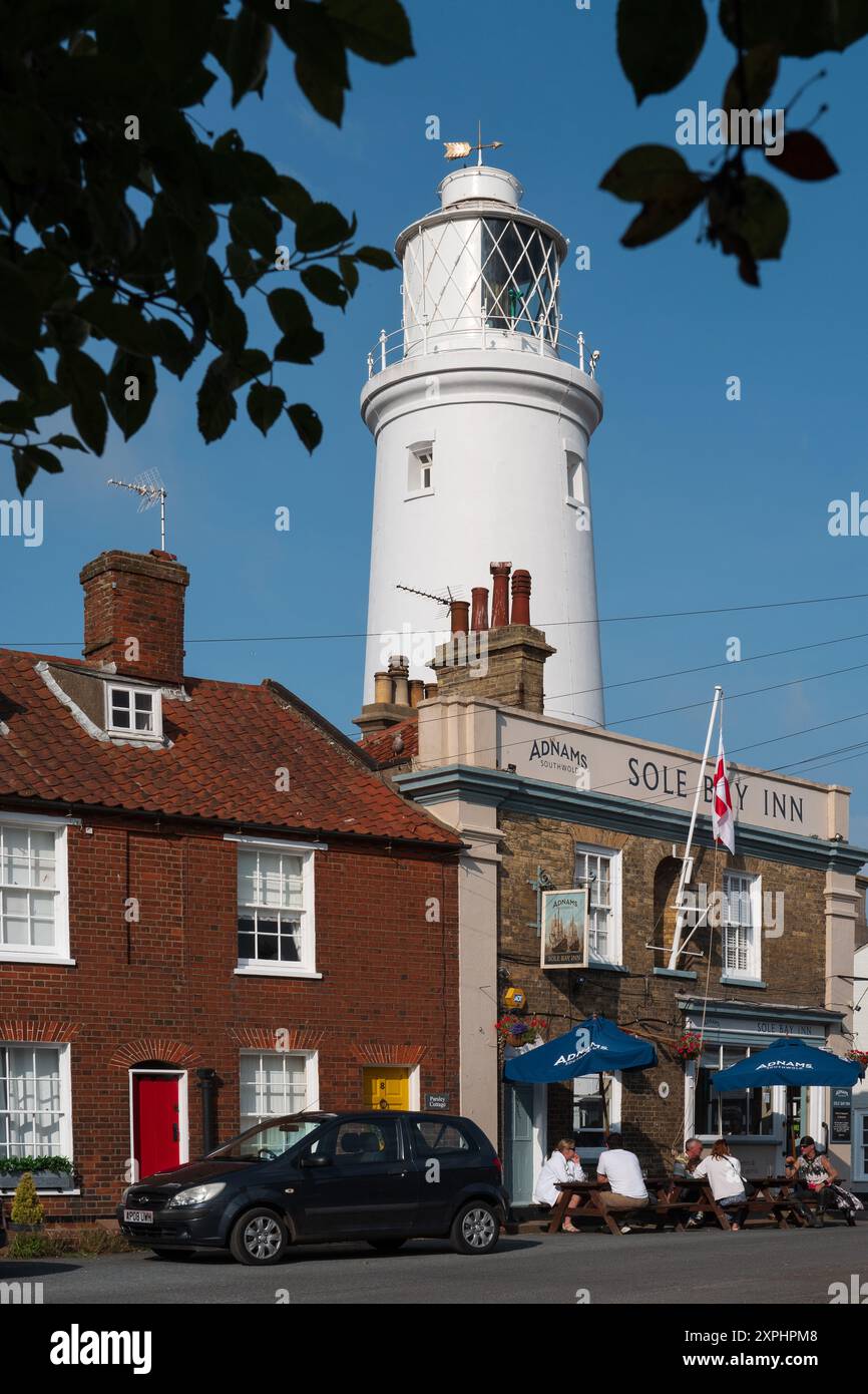 Southwold Lighthouse, Suffolk. Traditional English lighthouse. Shipping ...