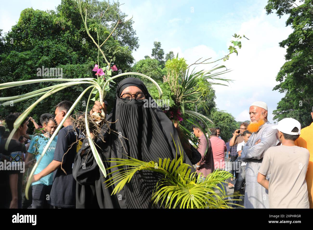 Dhaka, Bangladesh - August 05, 2024: Thousands of people took ...