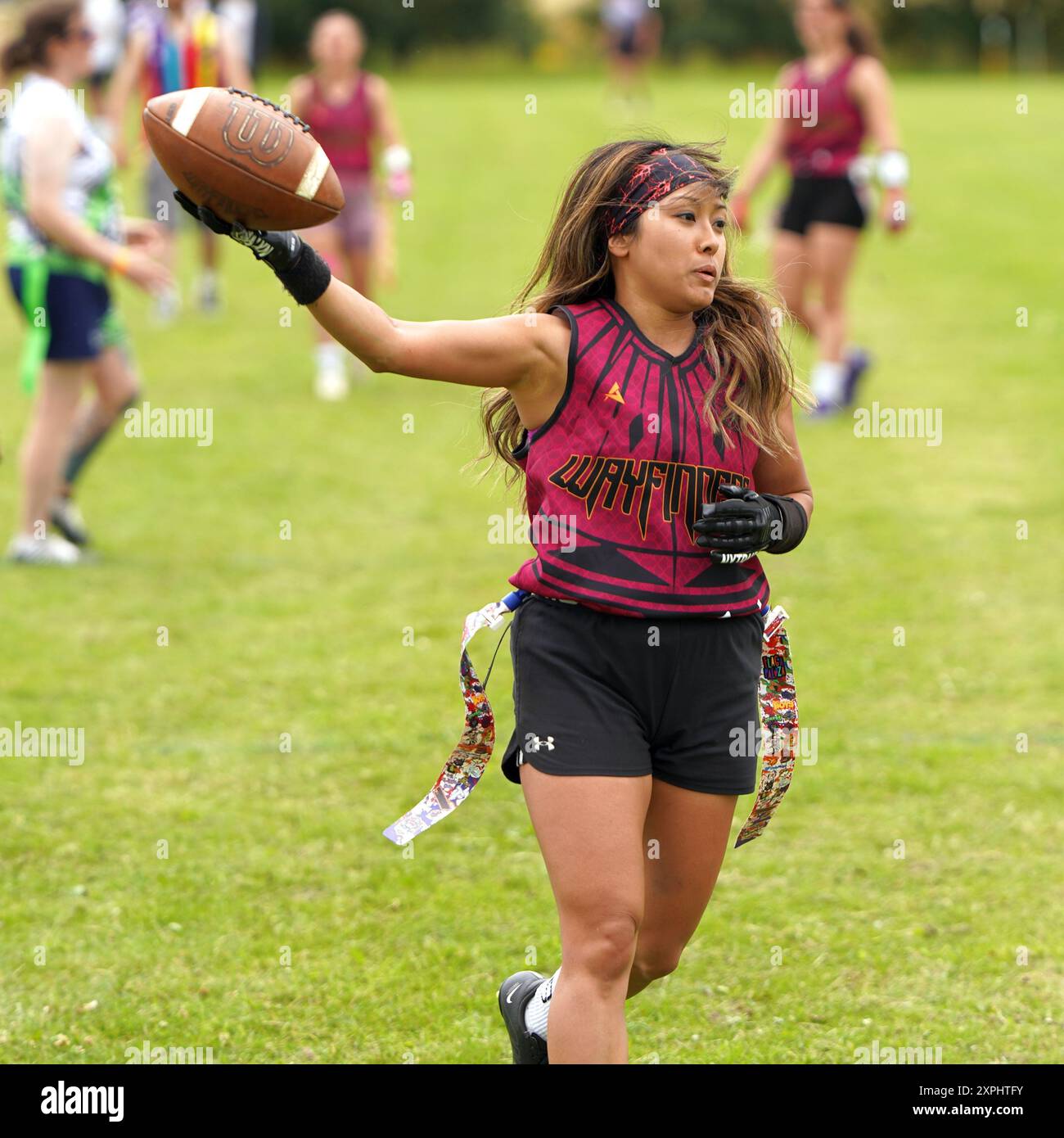 Quarterback ball and not illustration hi-res stock photography and ...