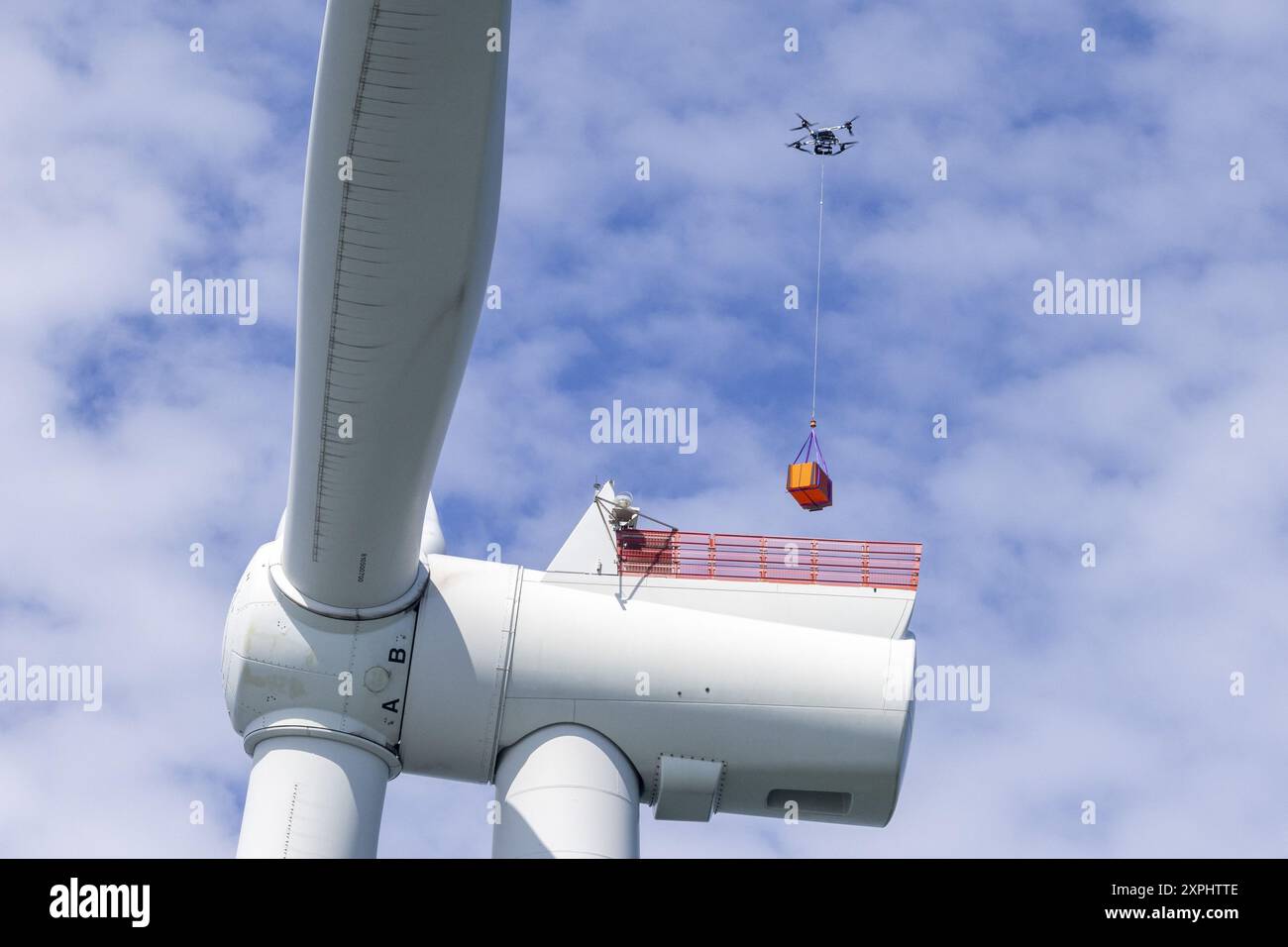 Vlissingen, Netherlands. 06th Aug, 2024. This picture shows a drone ...