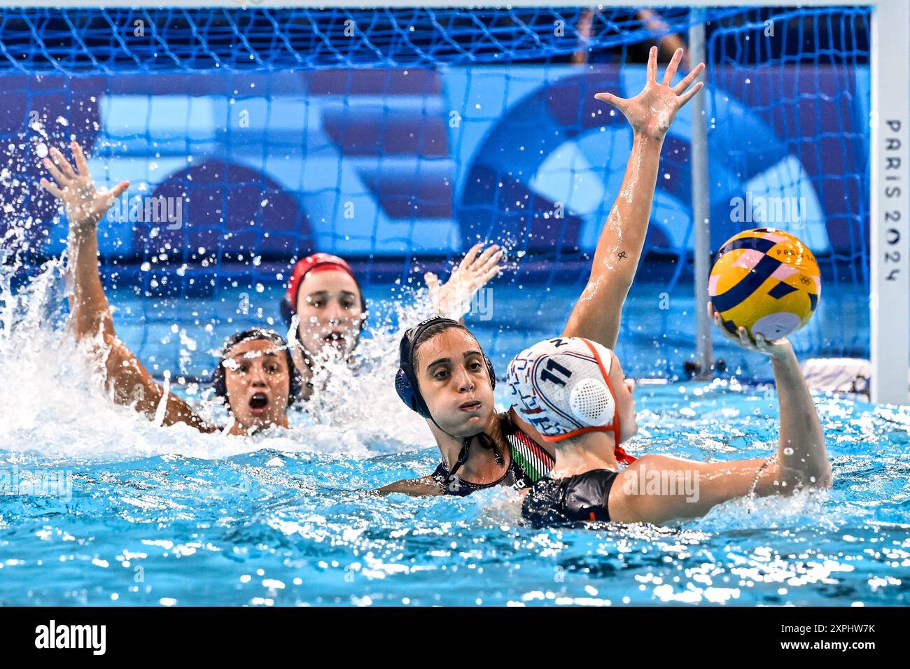 Paris, France. 06th Aug, 2024. Chiara Tabani of Italy during the water ...