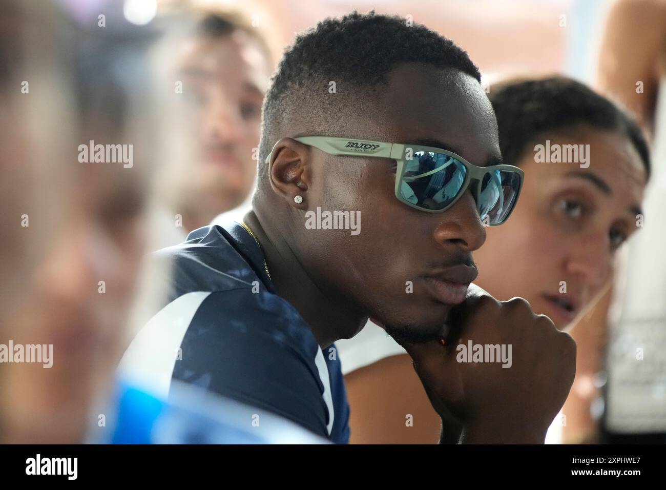 Israelli athlete Blessing Akwasi Afrifah attends a ceremony in ...
