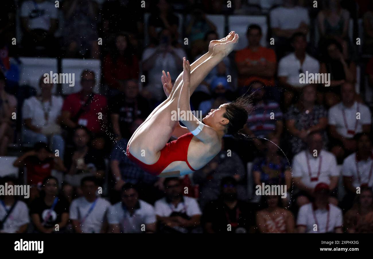 Paris, France. 06th Aug, 2024. Paris Olympics: DIVING - Women's 10 ...