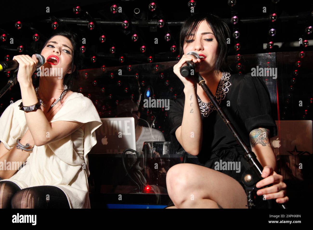 The Veronicas, Lisa Origliasso and Jess Origliasso, pictured performing ...