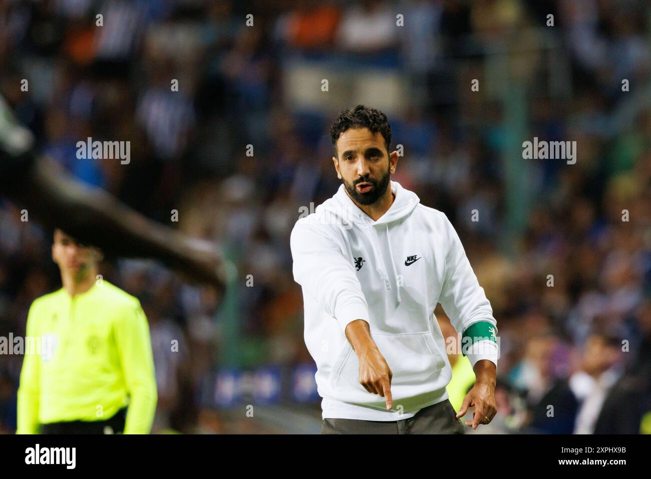 Ruben Amorim (coach of Sporting CP) seen in action during the Supertaca ...