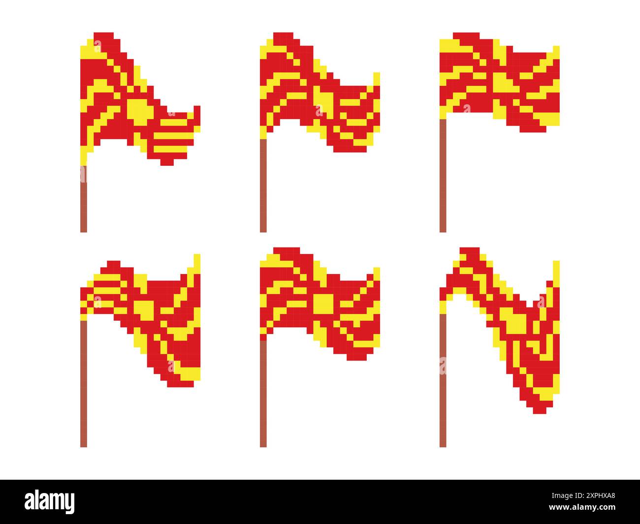 Pixel design development Cut Out Stock Images & Pictures - Alamy