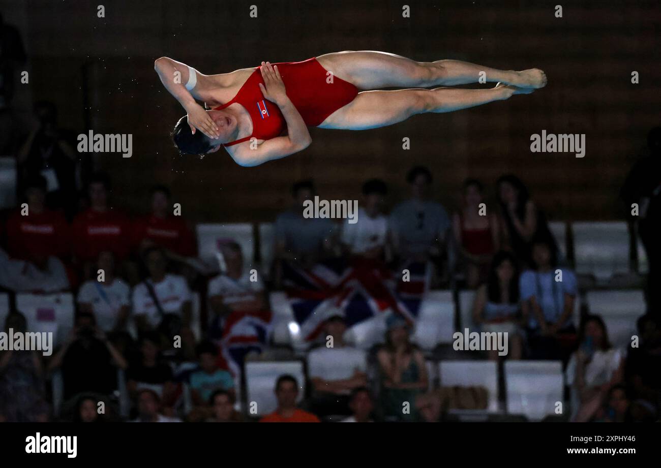Paris, France. 06th Aug, 2024. Paris Olympics: DIVING - Women's 10 ...