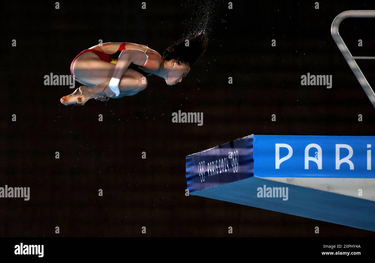 06 August 2024, Paris, France - Paris Olympics: DIVING - Women’s 10 ...