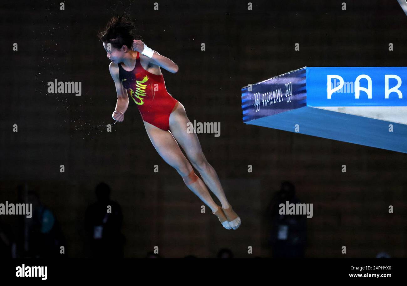 Paris, France. 06th Aug, 2024. Paris Olympics: DIVING - Women's 10 ...
