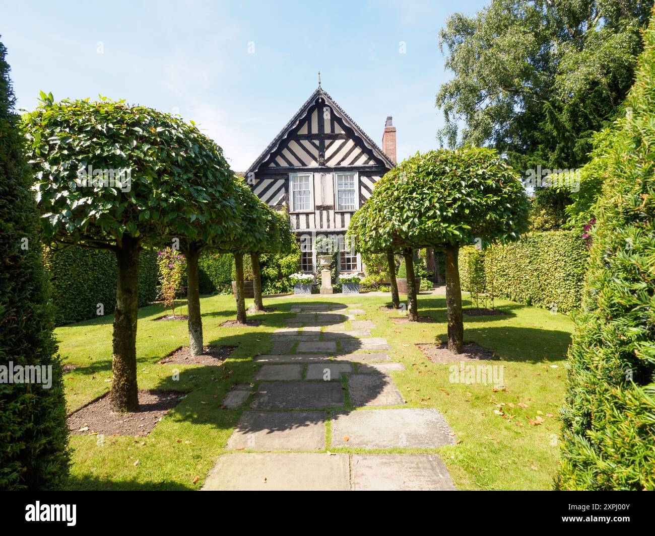 The Orchard Garden, Wollerton Old Hall Stock Photo - Alamy