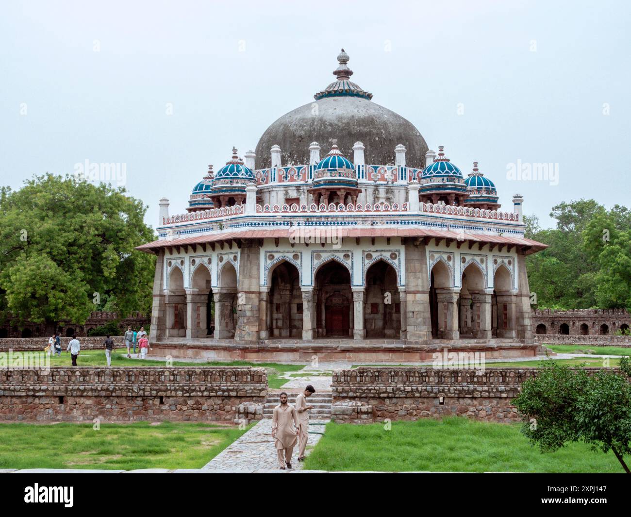 Tomb of Isa Khan in the Humayun’s Tomb Complex (Delhi/India Stock Photo ...