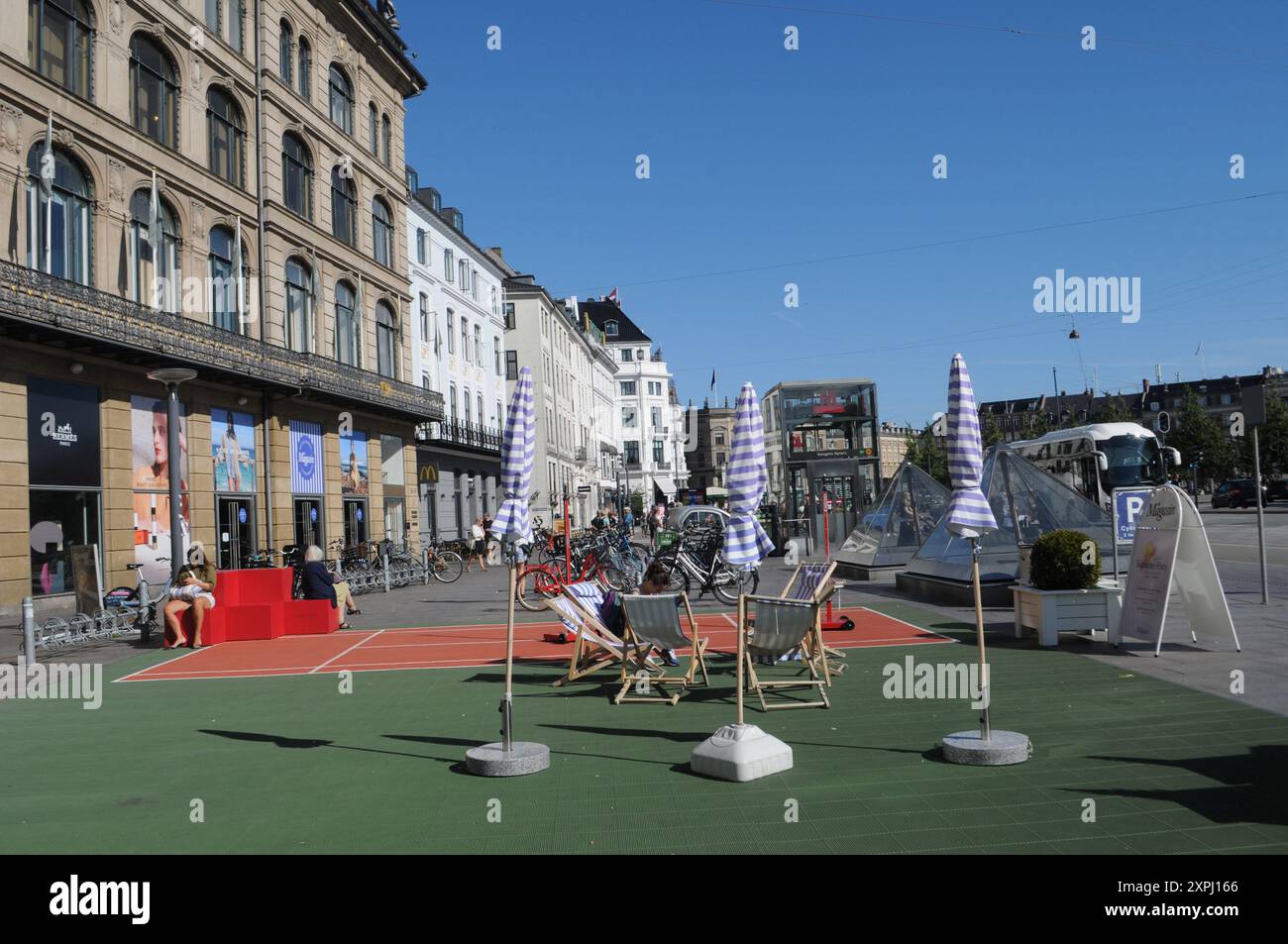 Copenhagen/ Denmark/06 August 2024/ view of kongen nytorv kings grand ...