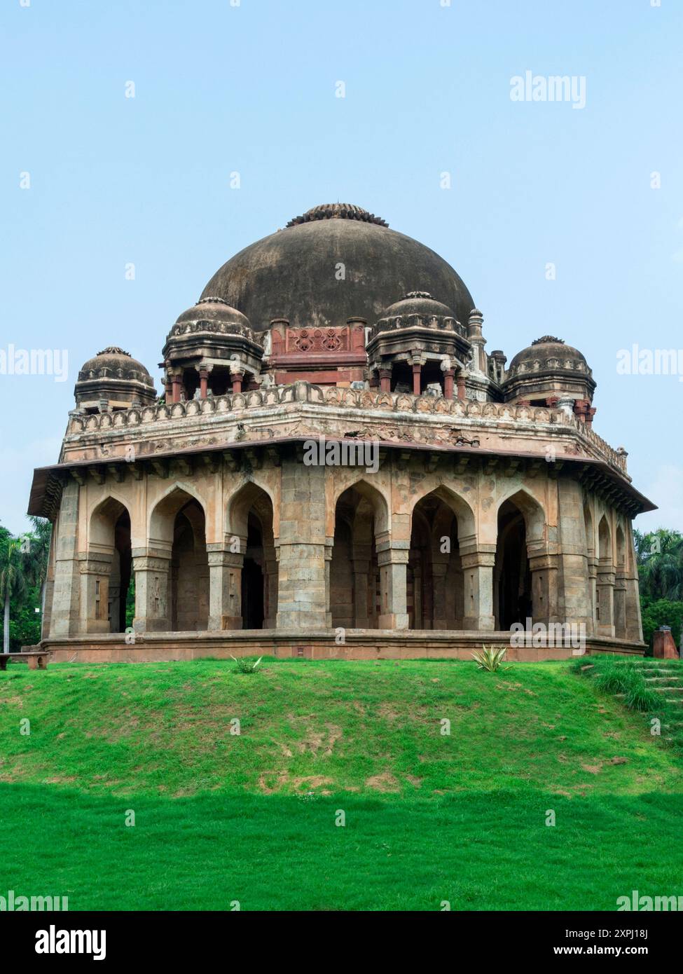 The tomb of Mohammed Shah known as Mubarak Khan-Ka-Gumbaz in Lodi ...
