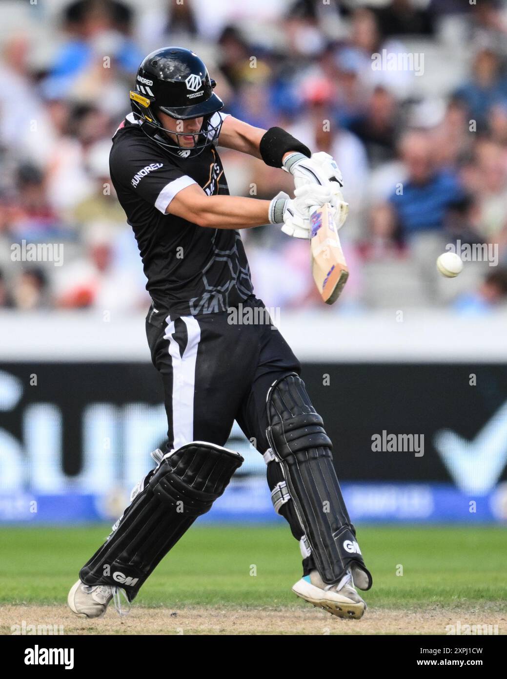 Matthew Hurst of Manchester Originals plays a shot during the The ...