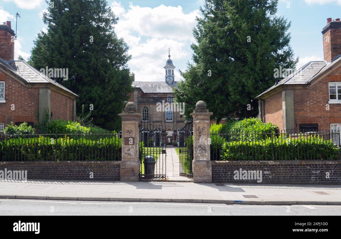 Haberdashers Adams School, behind two almshouses Newport Shrtopshire ...