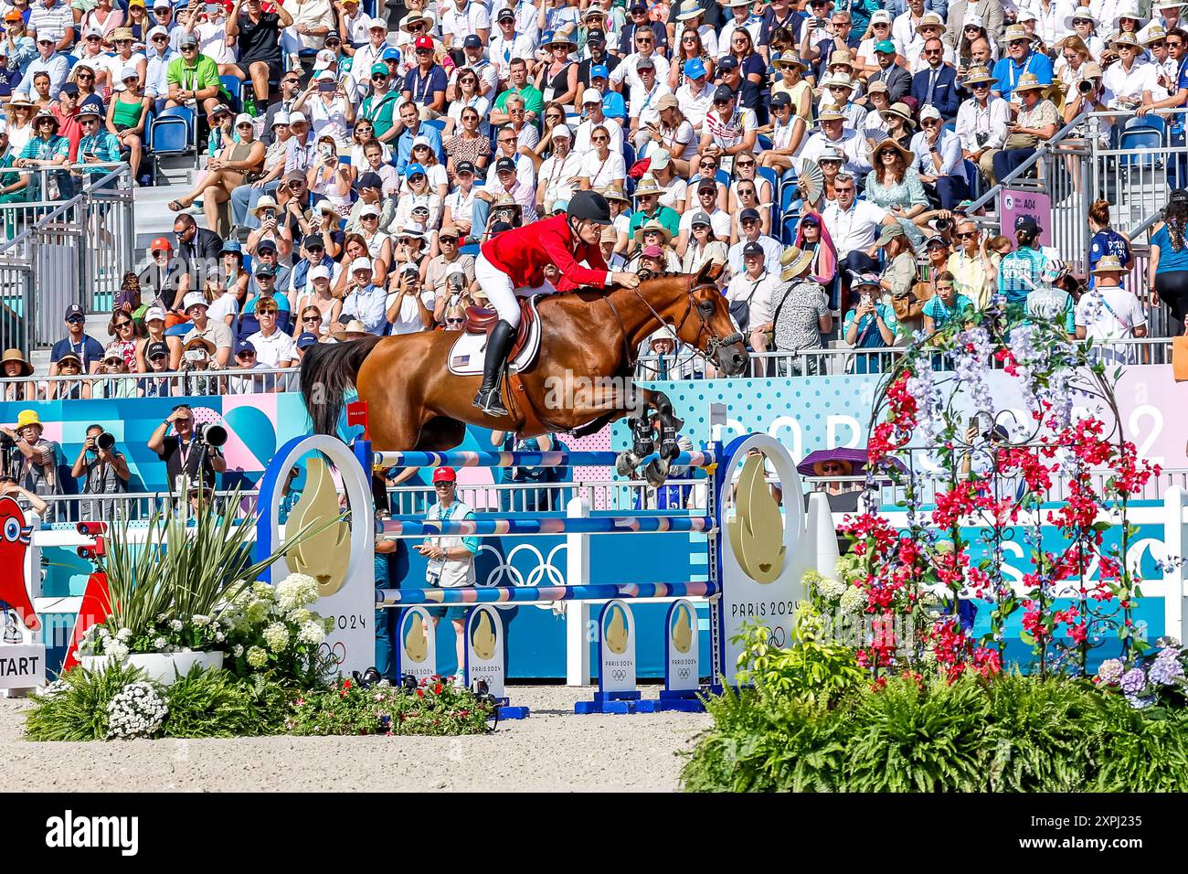 COOK Karl of USA Equestrian Jumping Individual Final Jump-Off during ...