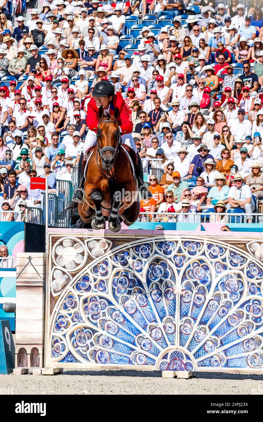 COOK Karl of USA Equestrian Jumping Individual Final Jump-Off during ...