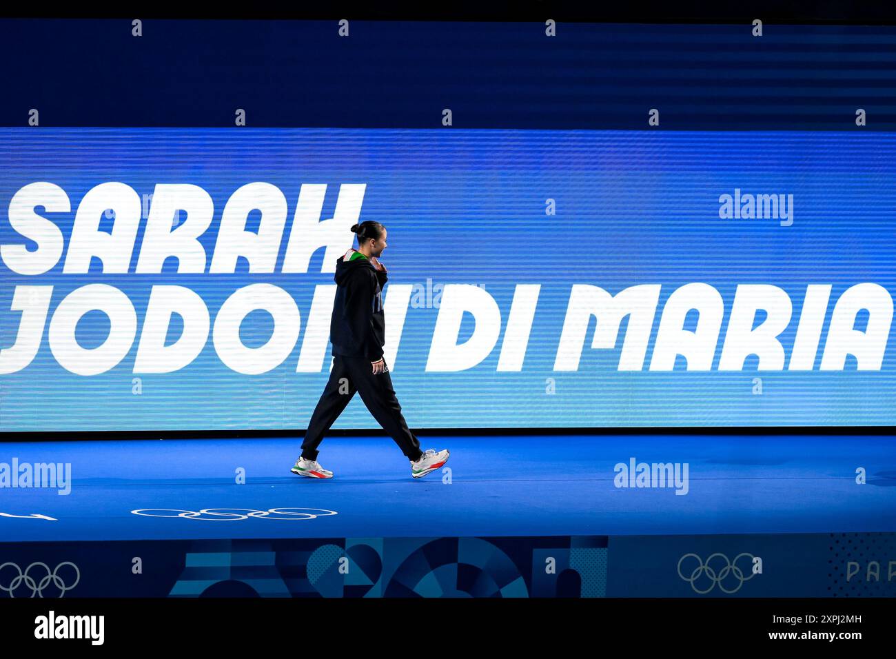 Paris, France. 06th Aug, 2024. Sarah Jodoin Di Maria of Italy prepares ...