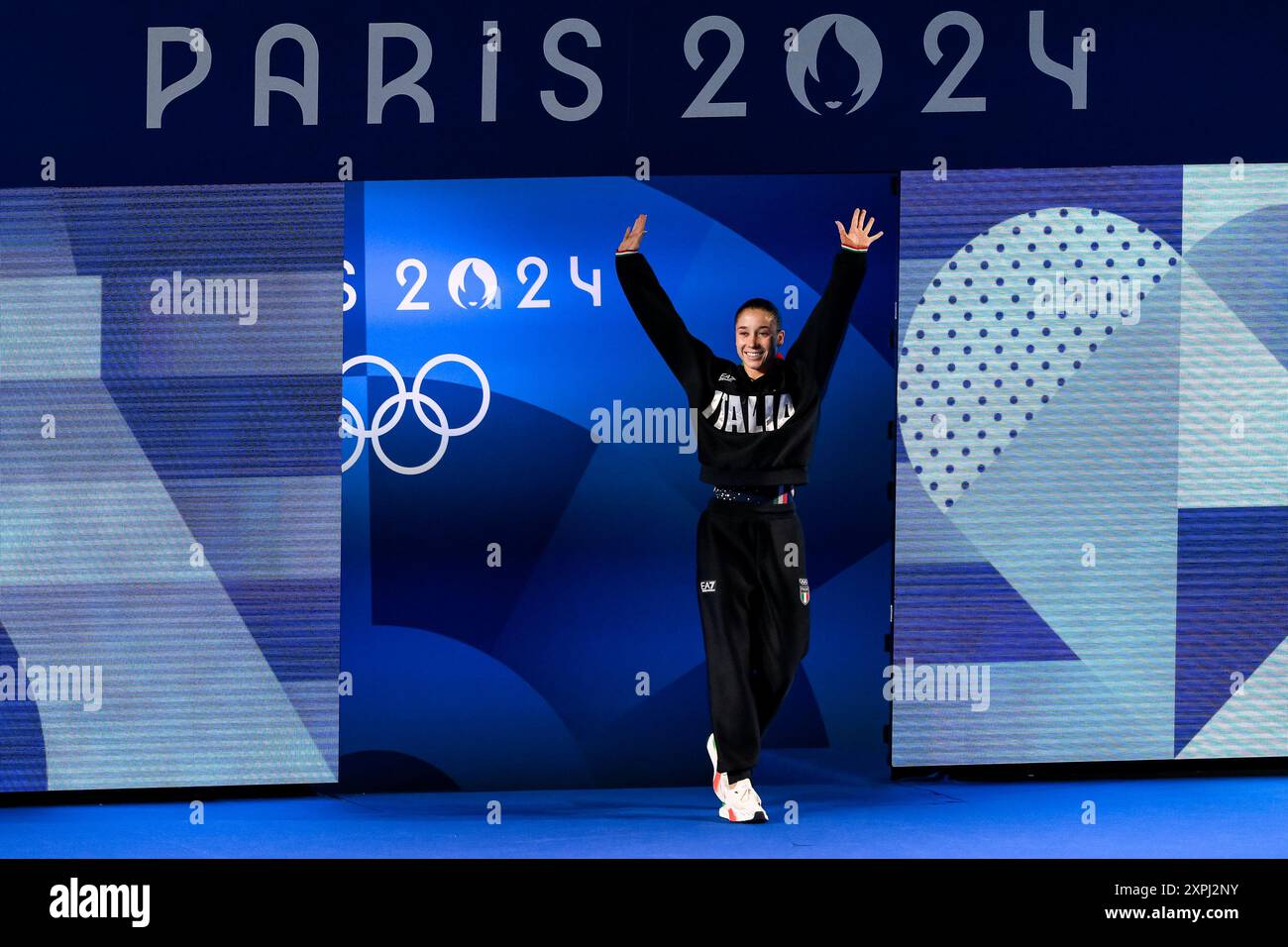 Paris, France. 06th Aug, 2024. Sarah Jodoin Di Maria of Italy prepares ...