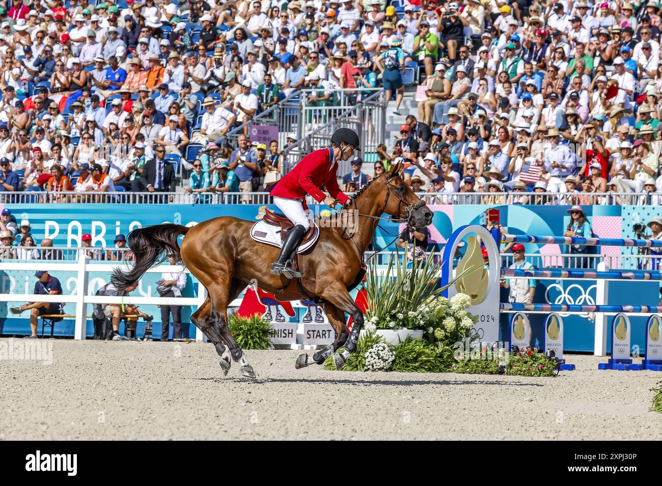 COOK Karl of USA Equestrian Jumping Individual Final Jump-Off during ...