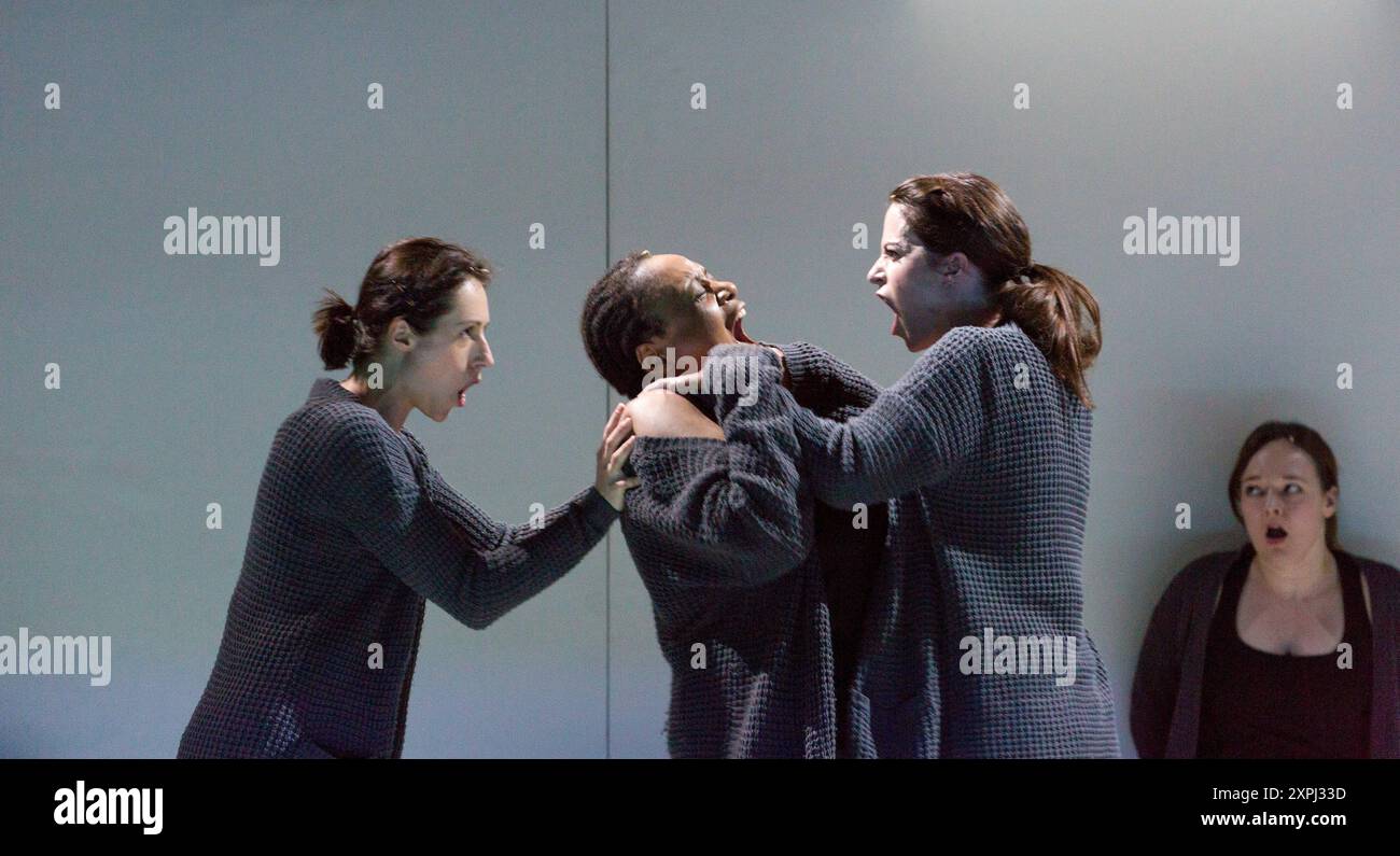 l-r: Susanna Hurrell (Suzy), Gweneth-Ann Rand (Gwen), Rachael Lloyd (Emily), Lucy Hall (Jen) in ...