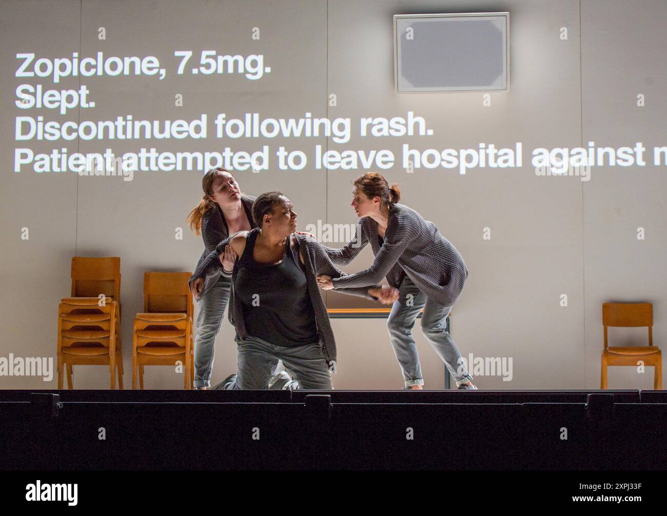 l-r: Lucy Hall (Jen), Gweneth-Ann Rand (Gwen), Susanna Hurrell (Suzy ...