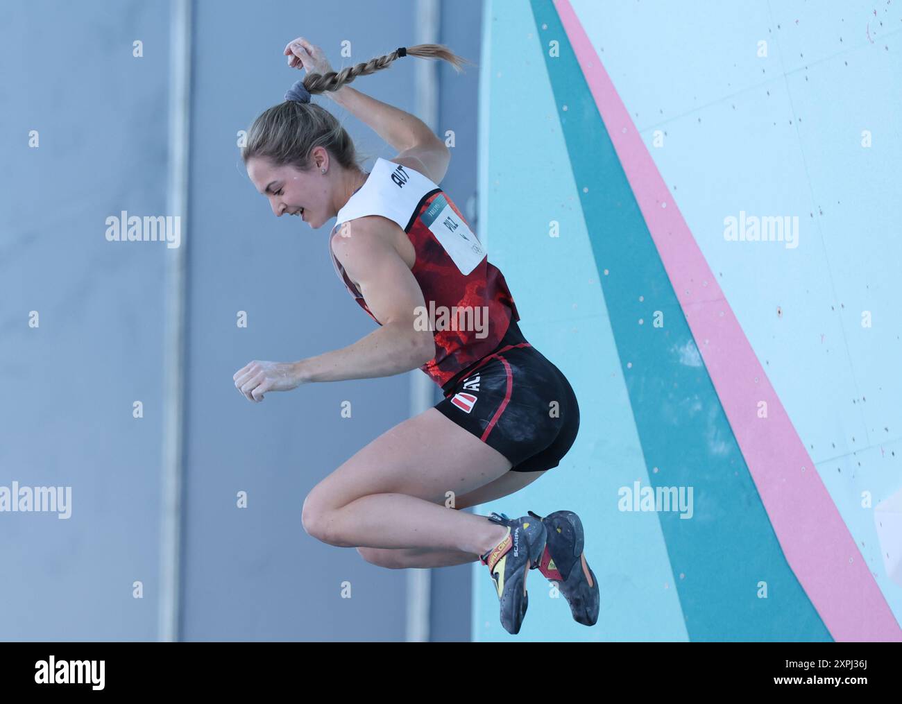 Le Bourget, France. 6th Aug, 2024. Jessica Pilz of Austria competes ...
