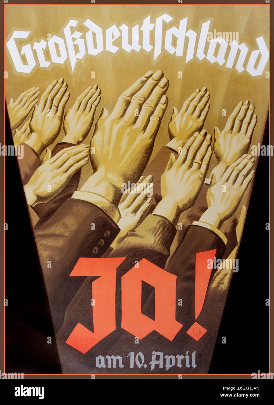 Anschluss propaganda poster hi-res stock photography and images - Alamy