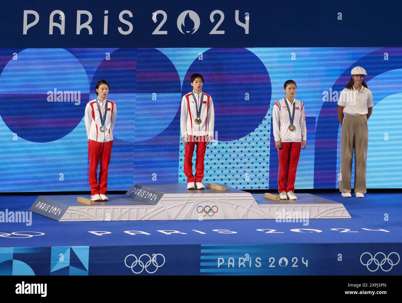 Olympic china 2024 gold medal hi-res stock photography and images - Alamy