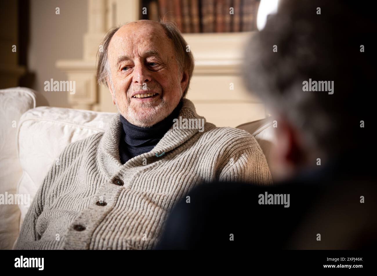 Composer Roger Norrington portrait shoot Stock Photo - Alamy