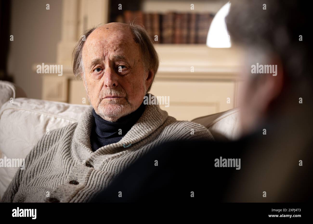 Composer Roger Norrington portrait shoot Stock Photo - Alamy