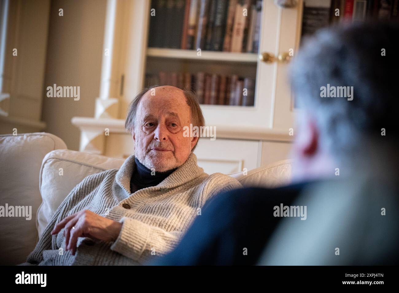 Composer Roger Norrington portrait shoot Stock Photo - Alamy