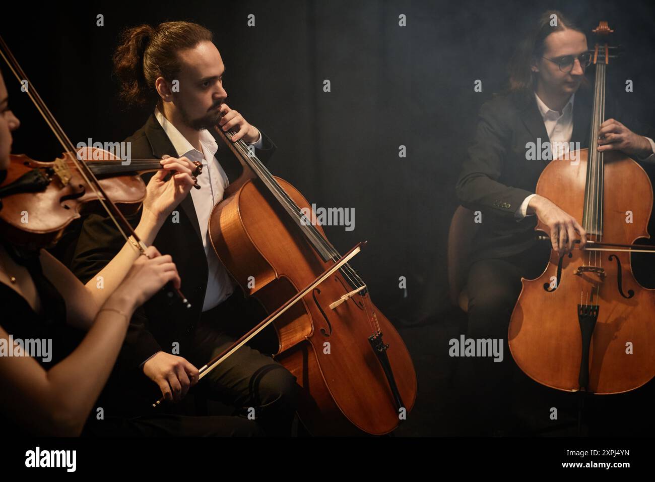 Classical violin on curtain hi-res stock photography and images - Alamy