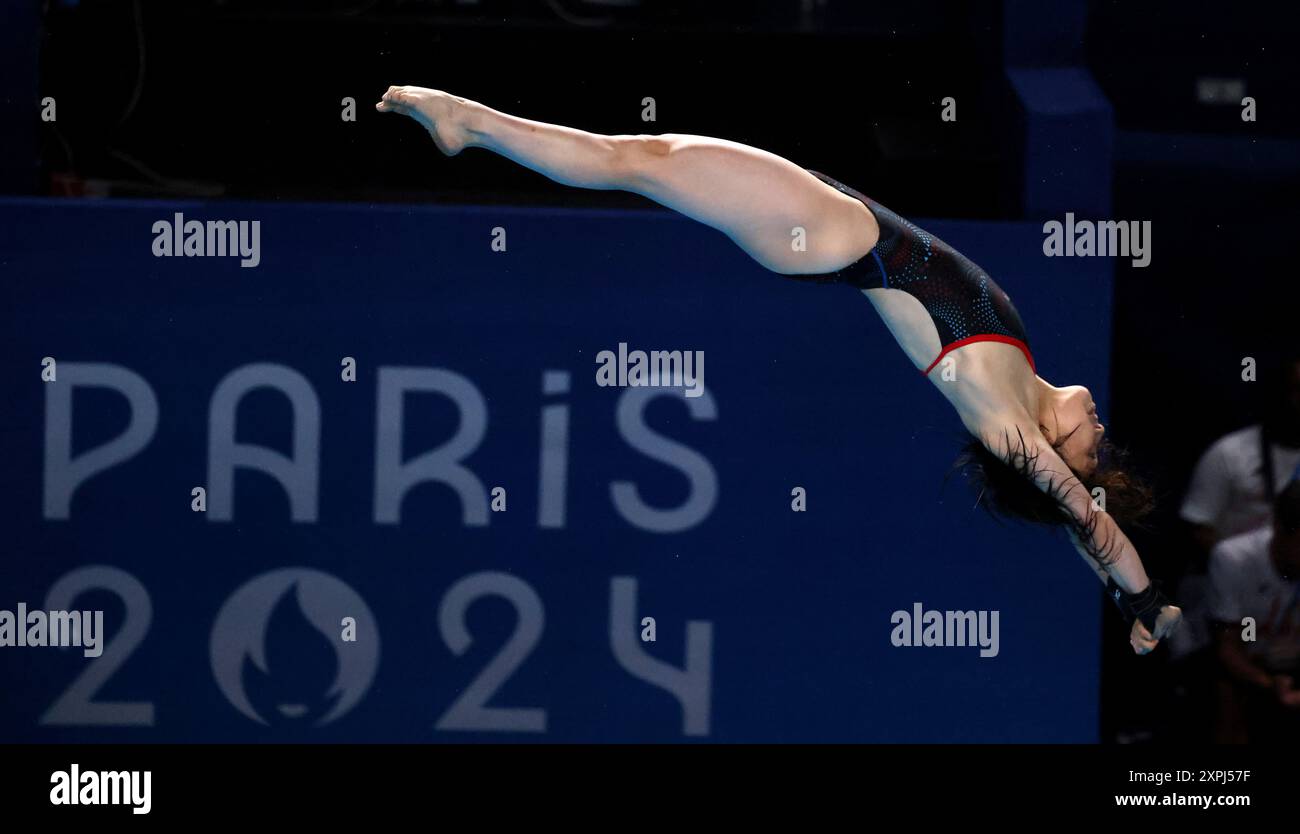Paris, France. 06th Aug, 2024. Paris Olympics: DIVING - Women's 10 ...