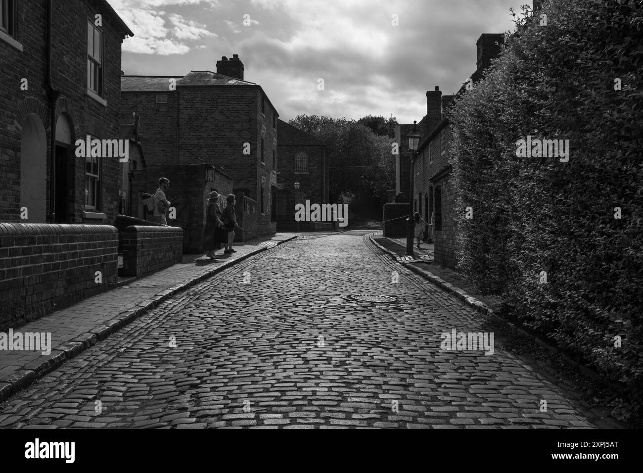 View of the Black Country Living Museum, a museum that recreates the ...