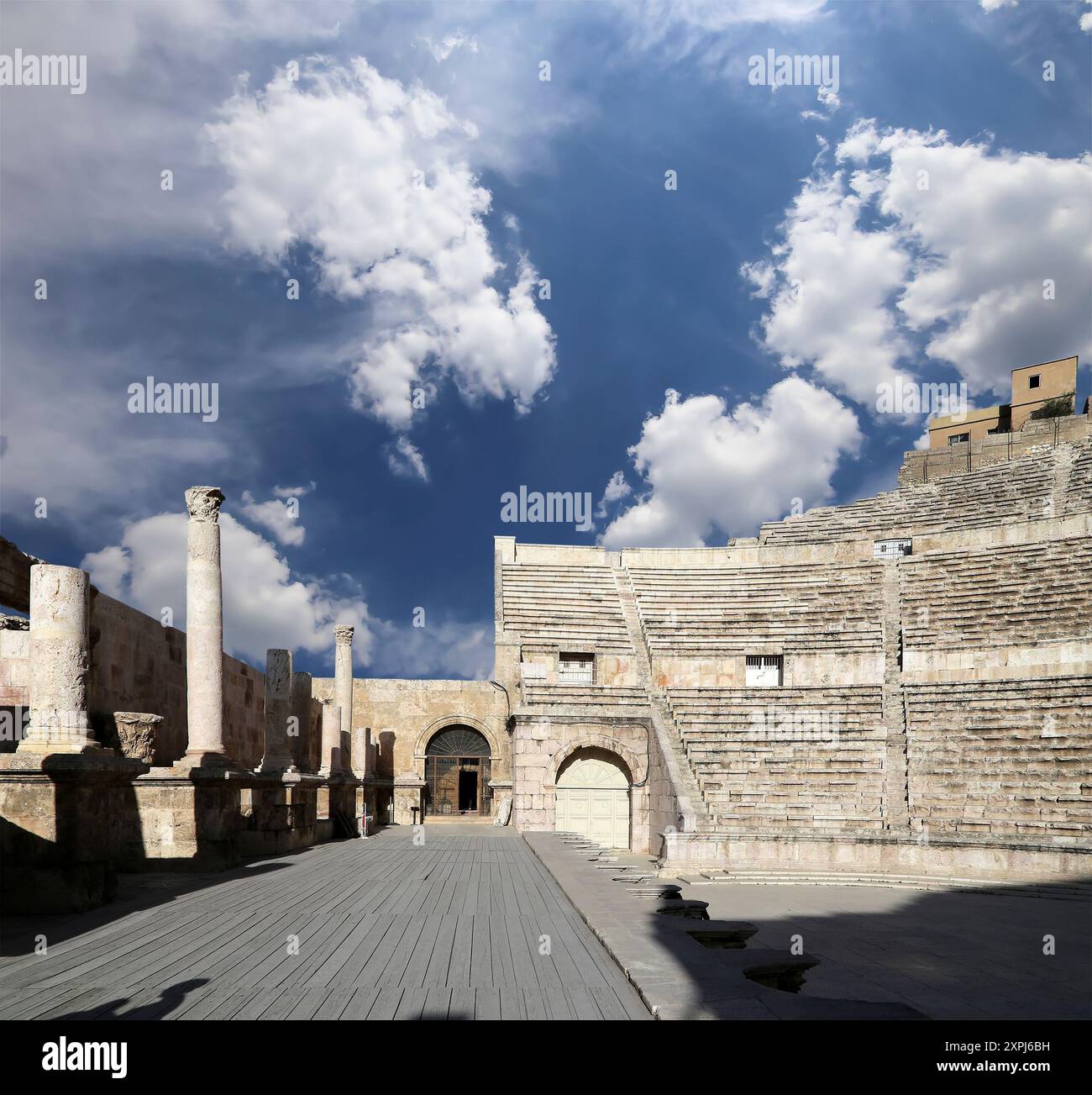 Amman roman theatre jordan performance hi-res stock photography and ...