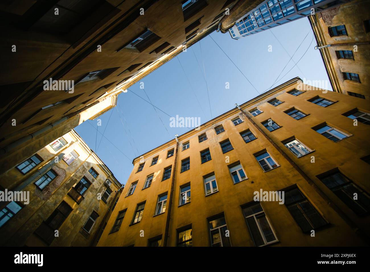 Typical courtyards of St. Petersburg showcasing historic Russian ...