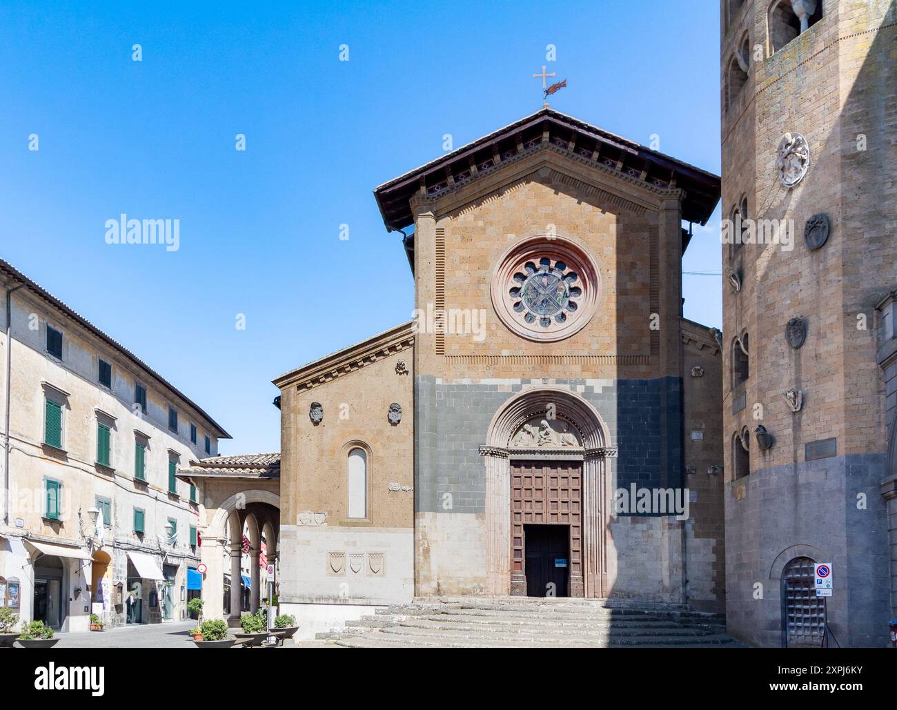 Todi, Perugia, Italy, Collegiata dei Santi Andrea e Bartolomeo at ...