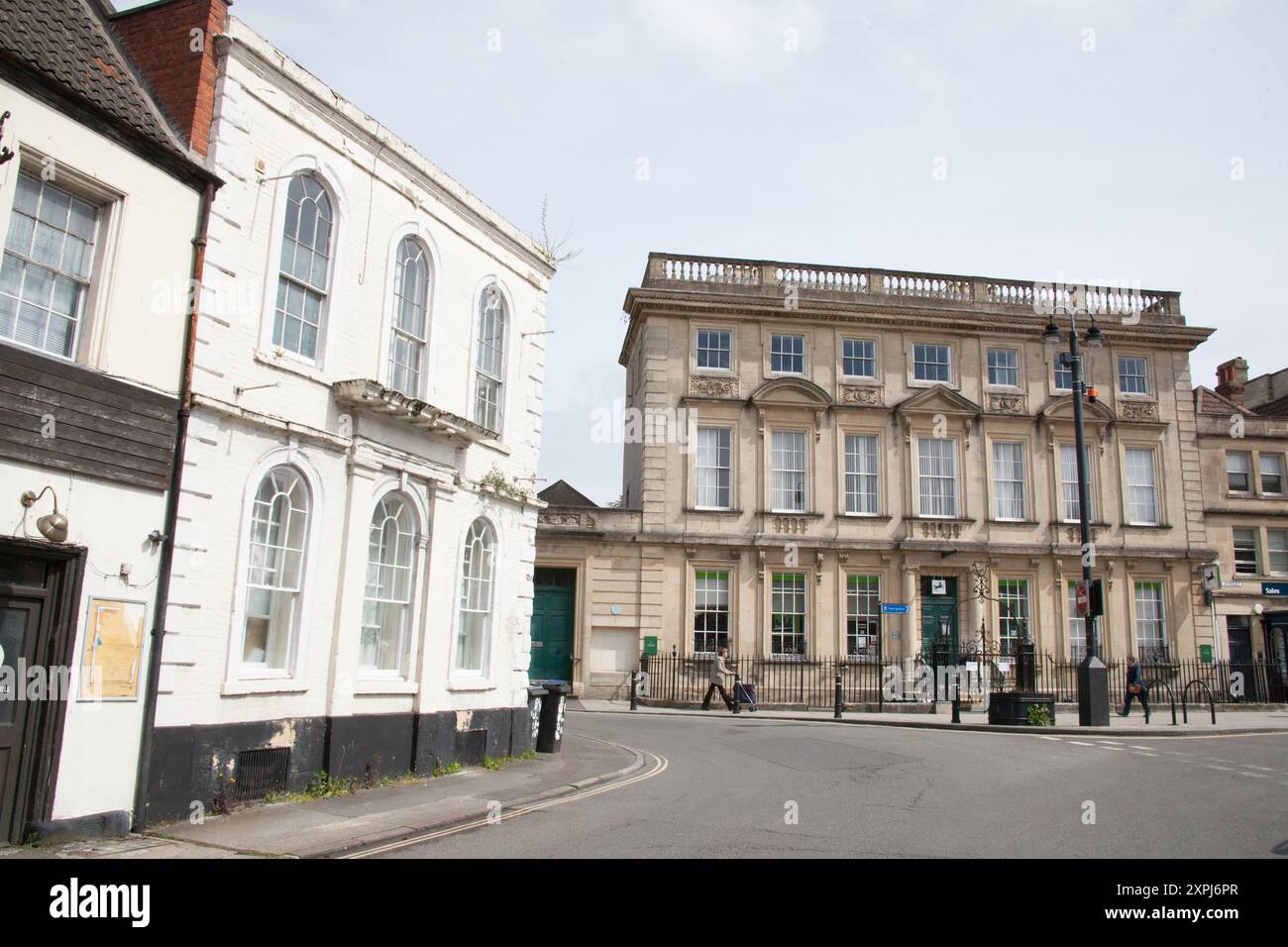 Views of the centre of Trowbridge, Wiltshire in the United Kingdom ...