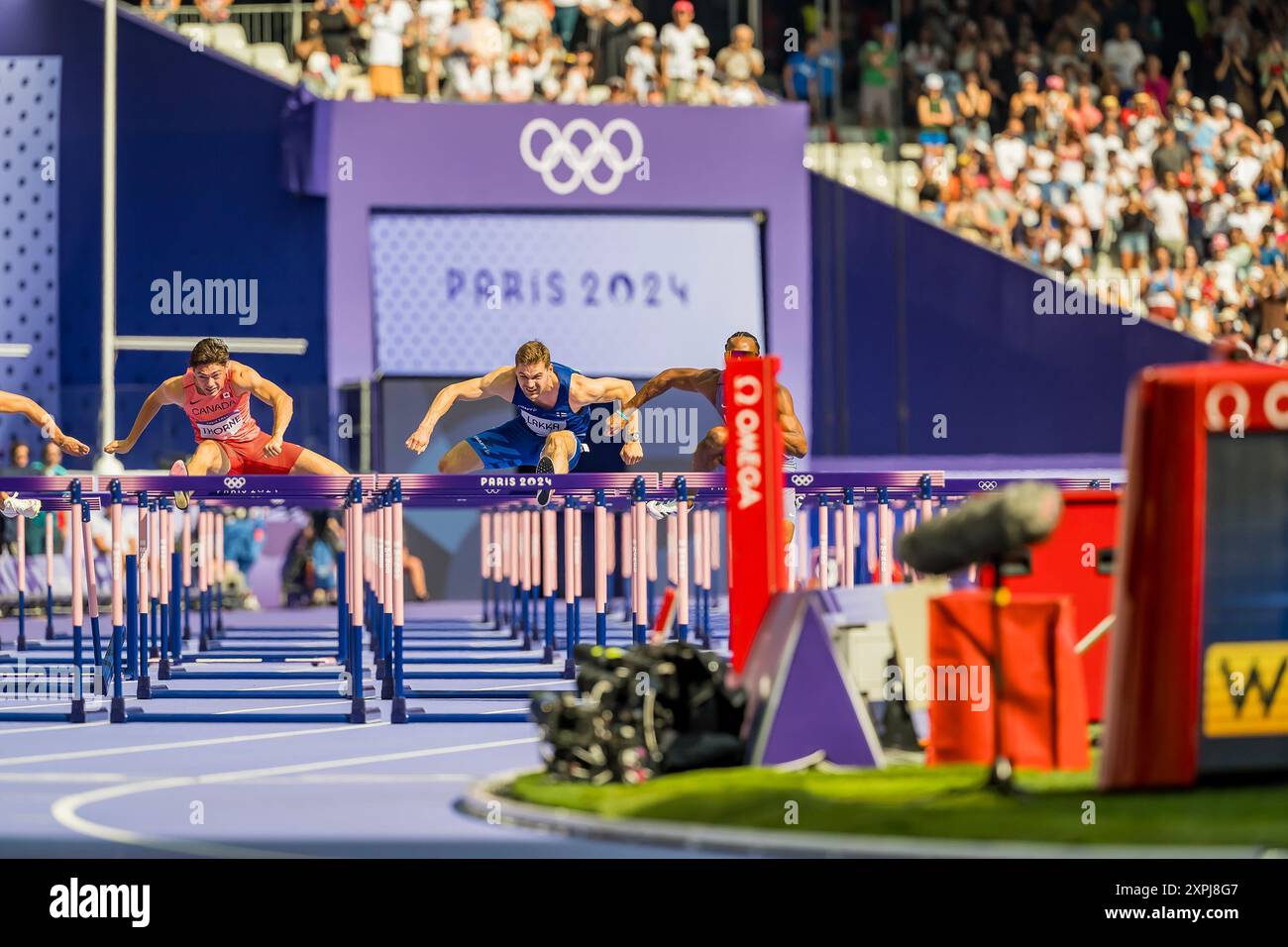 Paris, Ile de France, France. 6th Aug, 2024. ELMO LAKKA (FIN) of ...