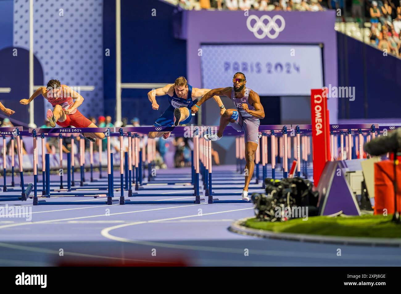 Paris, Ile de France, France. 6th Aug, 2024. ELMO LAKKA (FIN) of ...