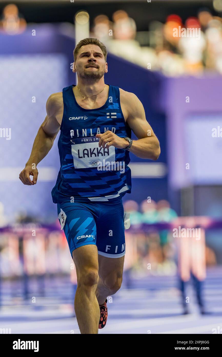 Paris, Ile de France, France. 6th Aug, 2024. ELMO LAKKA (FIN) of ...