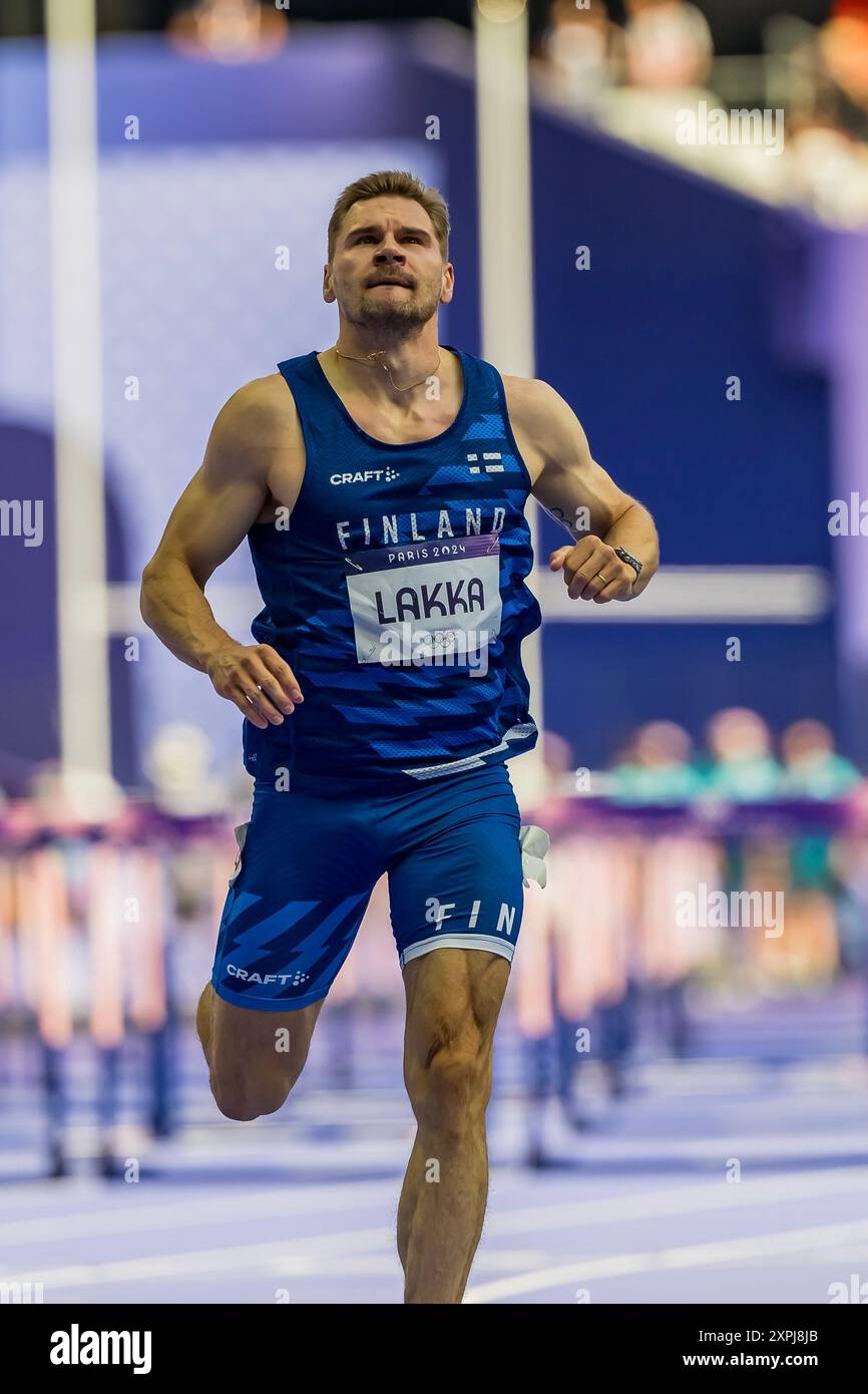 Paris, Ile de France, France. 6th Aug, 2024. ELMO LAKKA (FIN) of ...