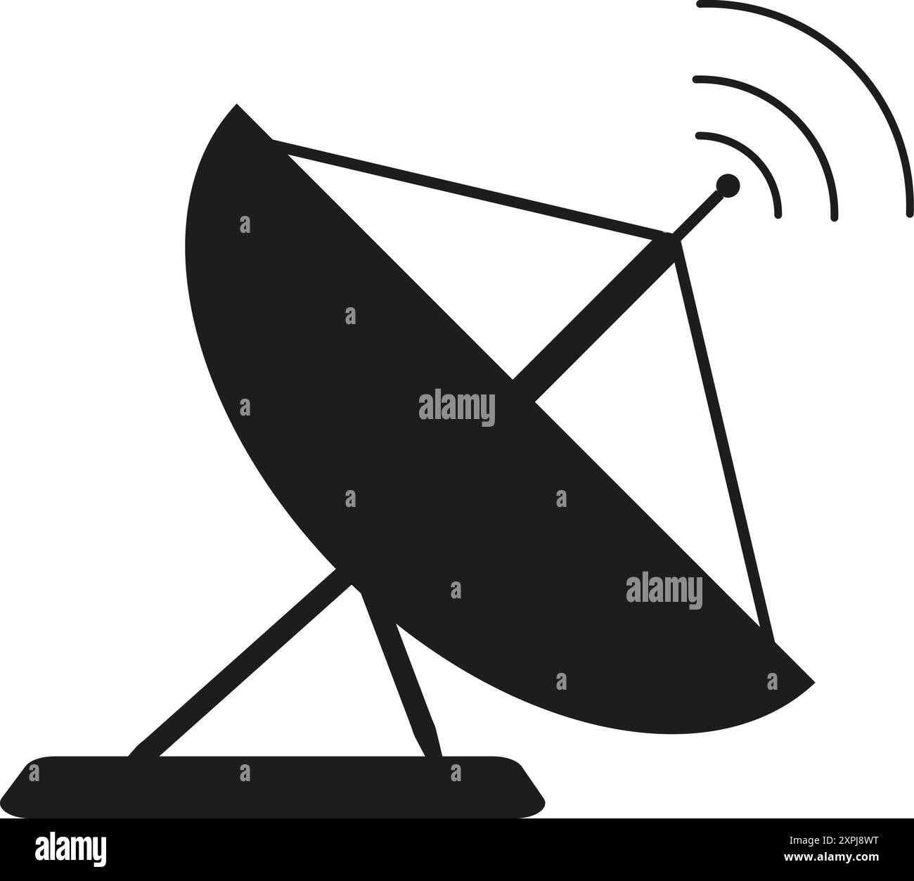 Satellite dish symbol, web and computer icon Stock Vector Image & Art ...