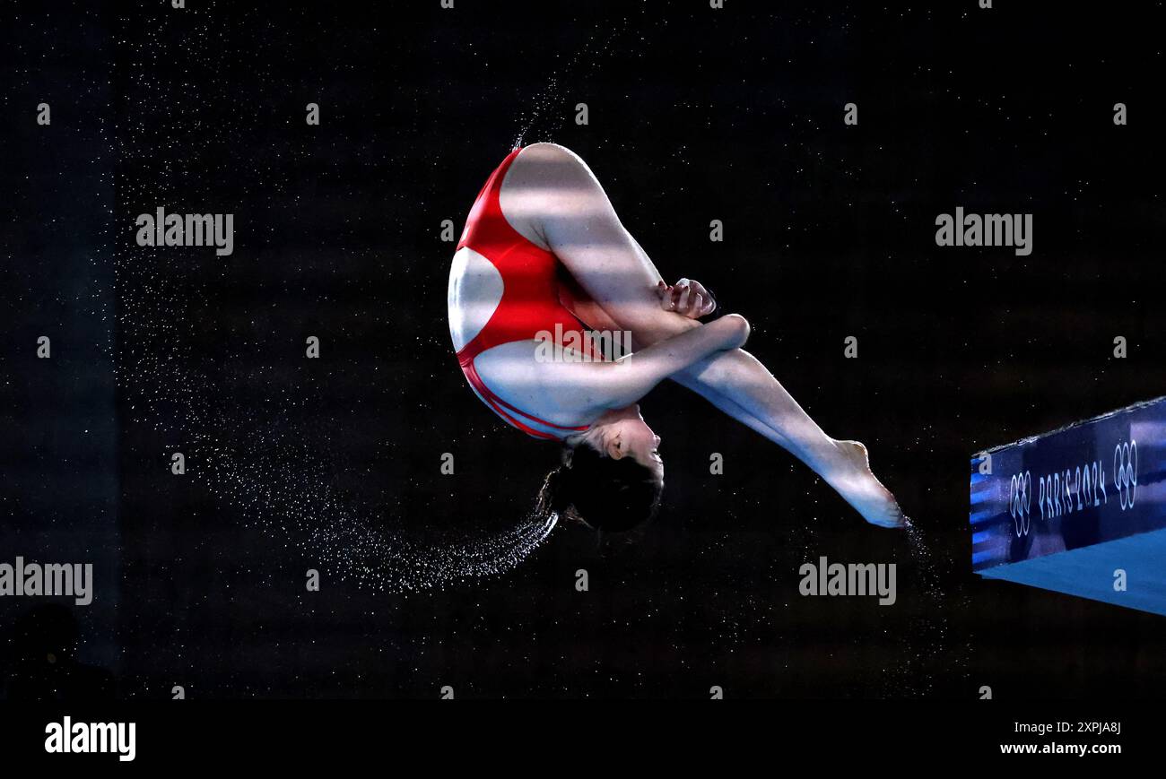 Paris, France. 06th Aug, 2024. Paris Olympics: DIVING - Women's 10 ...