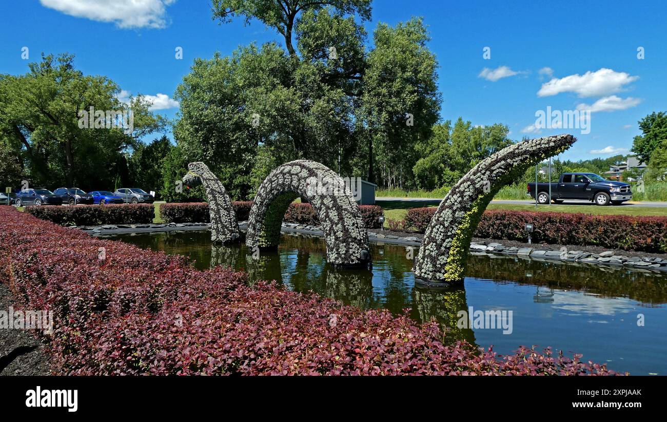 Memphre monster at Magog, Quebec, Canada, North America, America Stock ...