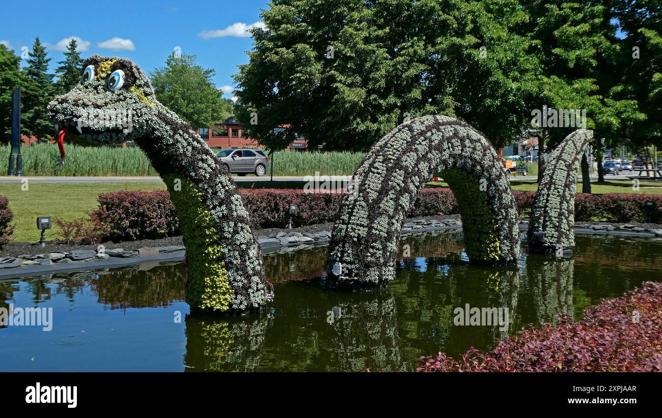 Memphre monster at Magog, Quebec, Canada, North America, America Stock ...