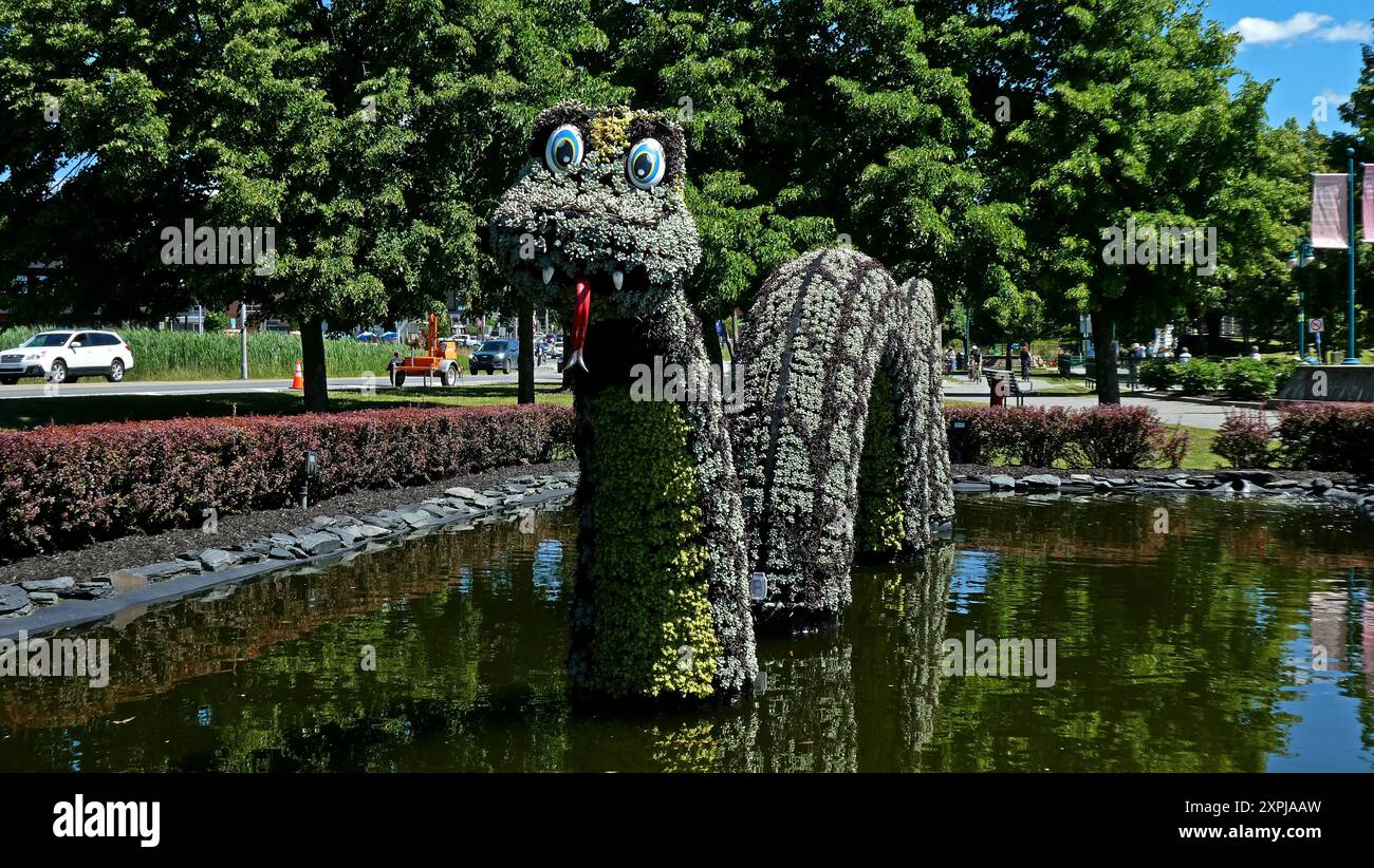 Memphre monster at Magog, Quebec, Canada, North America, America Stock ...