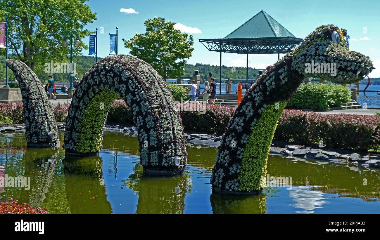 Memphre monster at Magog, Quebec, Canada, North America, America Stock ...