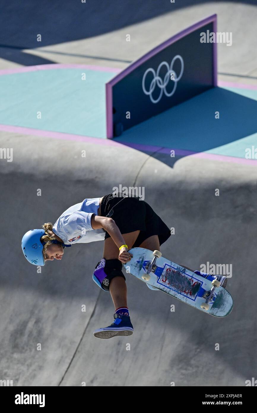 Paris, France. 06th Aug, 2024. USA's Bryce Wettstein pictured during ...